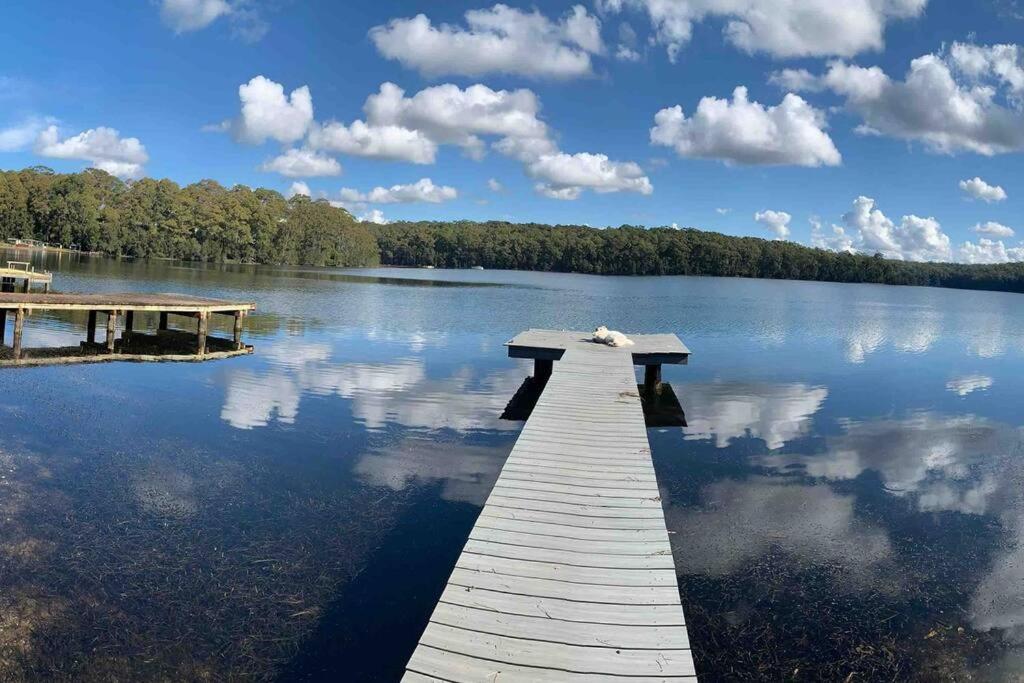 Fantastic log cabin on Burrill Lake with own Jetty - Pet Friendly ...