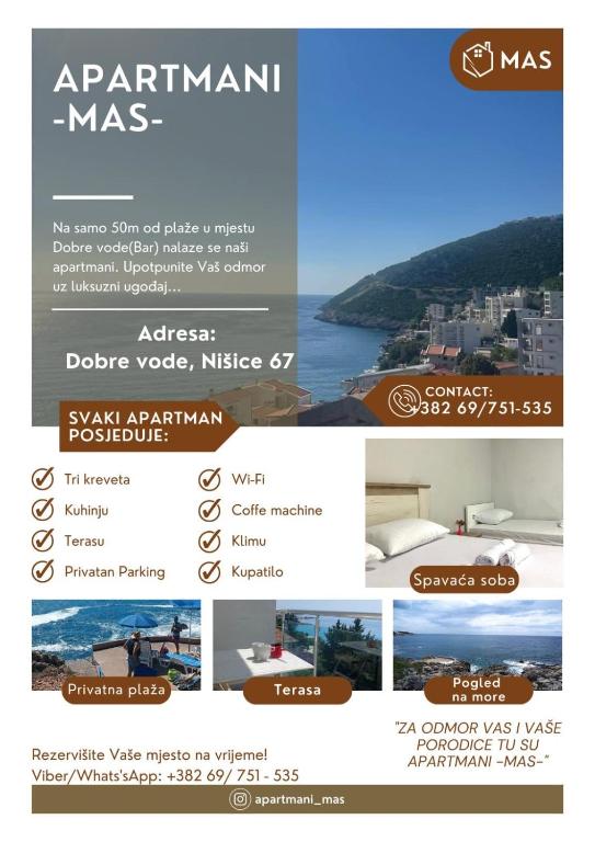 Apartmani MAS, Dobra Voda, Montenegro - Booking.com
