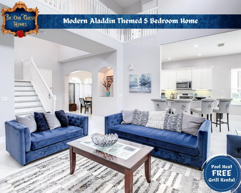 Modern 5BR Aladdin Theme Room Home in Reunion by Be Our Guest Homes ...
