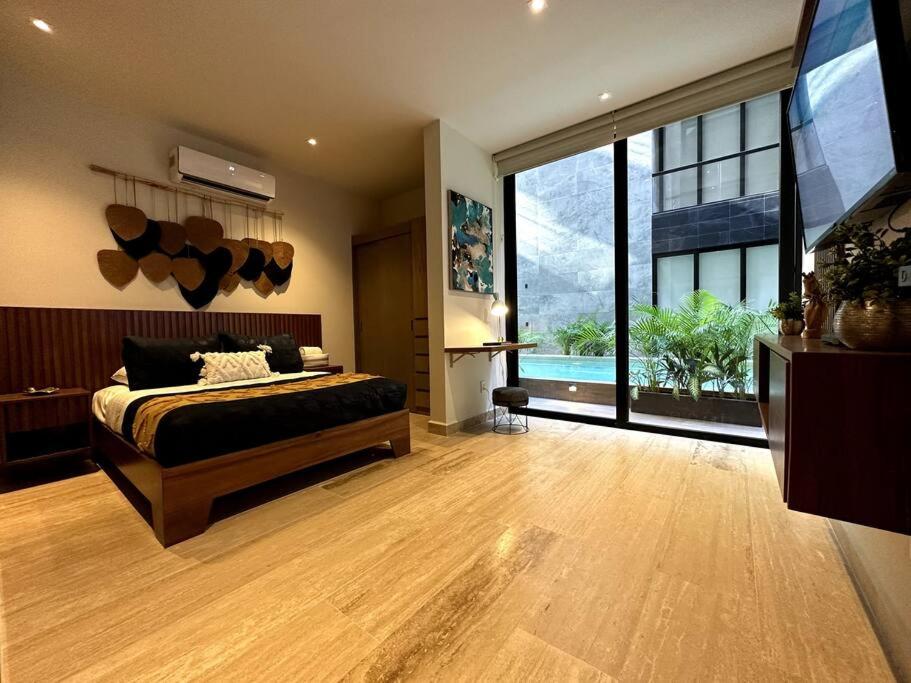 1BR Modern Loft with Pool View, Rooftop & Gym, Playa del Carmen (2025 ...