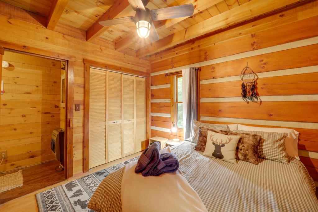 Log Cabin Master Bedrooms