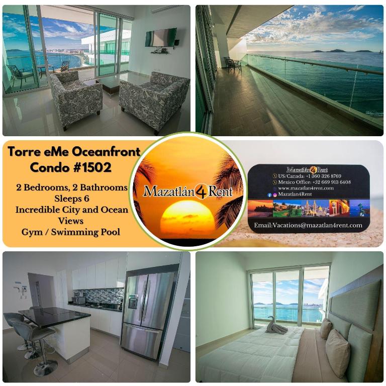 Torre eMe Oceanfront Condo 1502 with Pool, Mazatlán – Precios ...