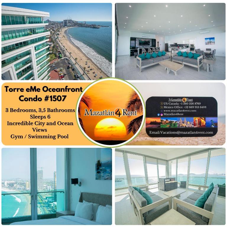 Torre eMe Penthouse Oceanview Condo 1507 with Pool, Mazatlán – Updated ...