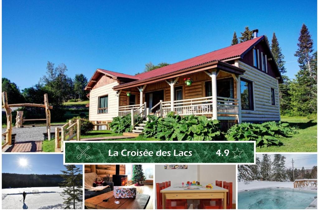 La Croisée des Lacs - SPA + LAC + WIFI, Saint-Adolphe-d'Howard – Tarifs ...