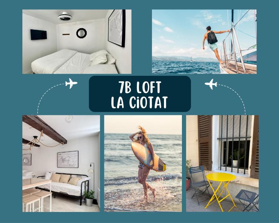 Le 7b, Studio Loft à 2 mn du port et 10 mn des plages, La Ciotat (updated prices 2025)