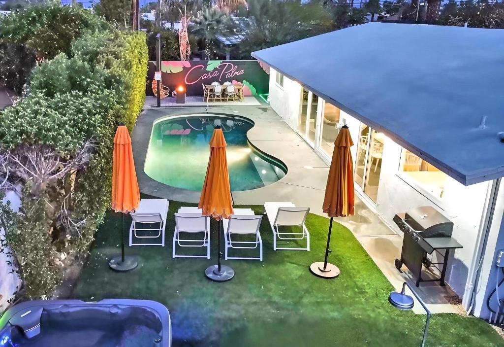 Casa Palma - Pool, Hot Tub, Outdoor Shower & Ping Pong, Palm Springs ...