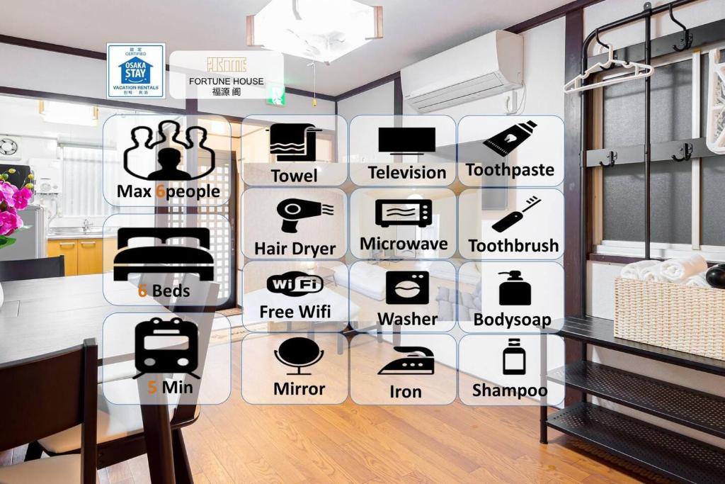 *Fortune house*天王寺西 直達難波日本橋天王寺 獨棟民宿 最多可住6人، أوساكا (أسعار محدثة لعام 2024)
