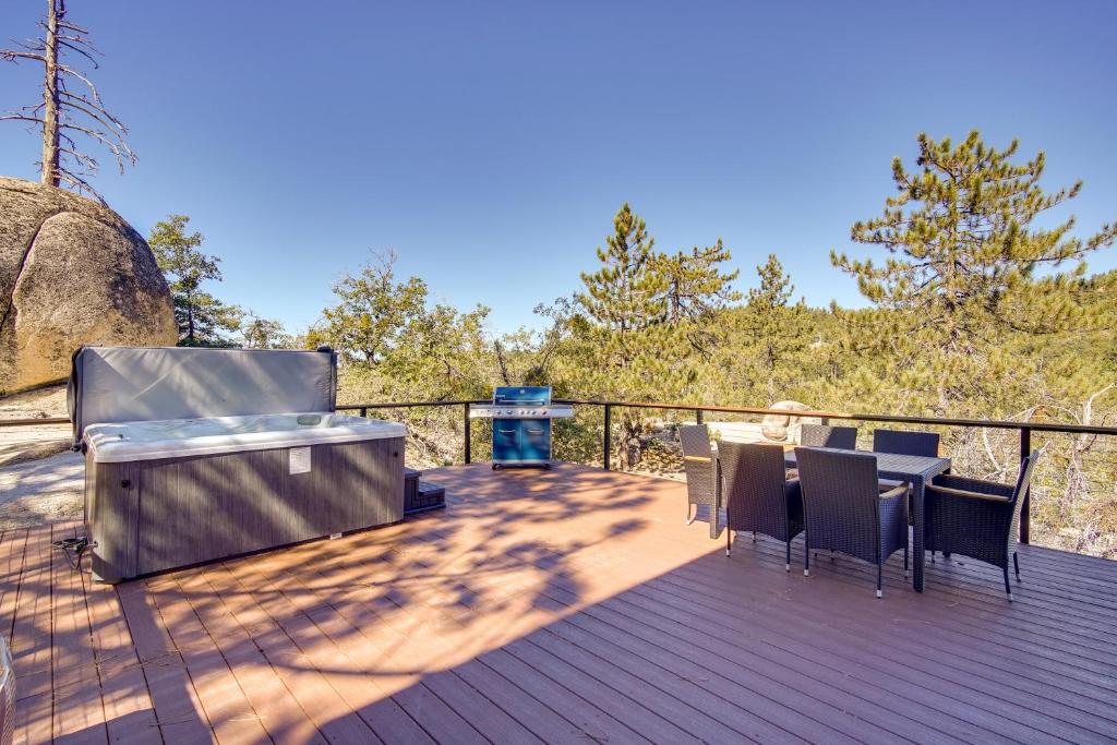 Running Springs Cabin with Spacious Deck and Hot Tub!, Running Springs ...