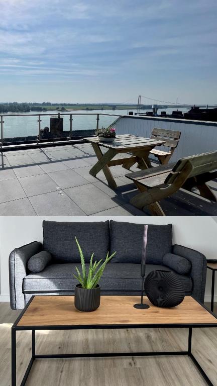 PANORAMA - Exklusives Apartment an der Promenade mit Dachterrasse & Rheinblick, Emmerich ...