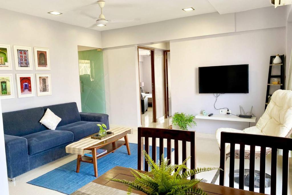 Westside 2 BHK Condo with Balcony at Chaple Road Bandra West by Connekt ...