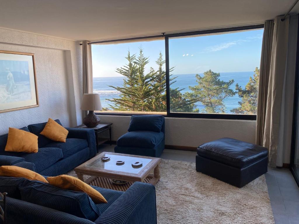 Algarrobo con insuperable vista a la bahía a pasos de la playa muy ...