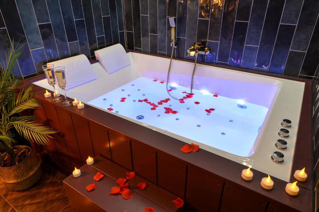 Suite jacuzzi, chic romantique climatisé à 50 m du metro, Villeurbanne (updated prices 2026)