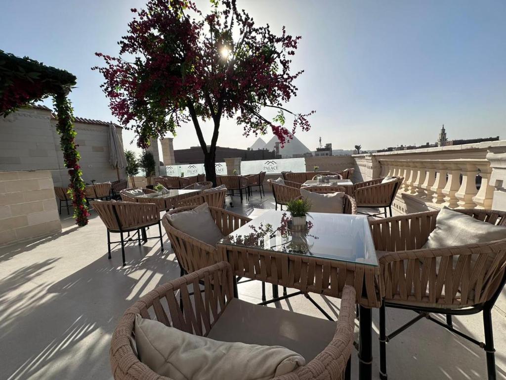 Blue Pyramids Eyes Hotel