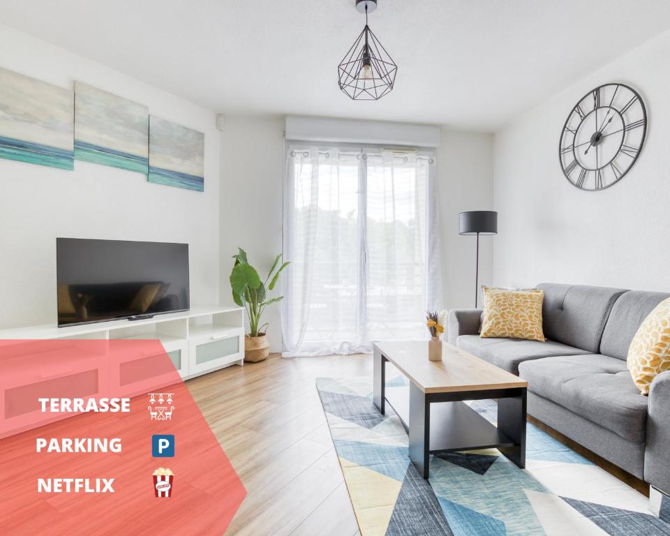 Résidence Lancaster  Netflix/ Parking/ Terrasse - Mennecy