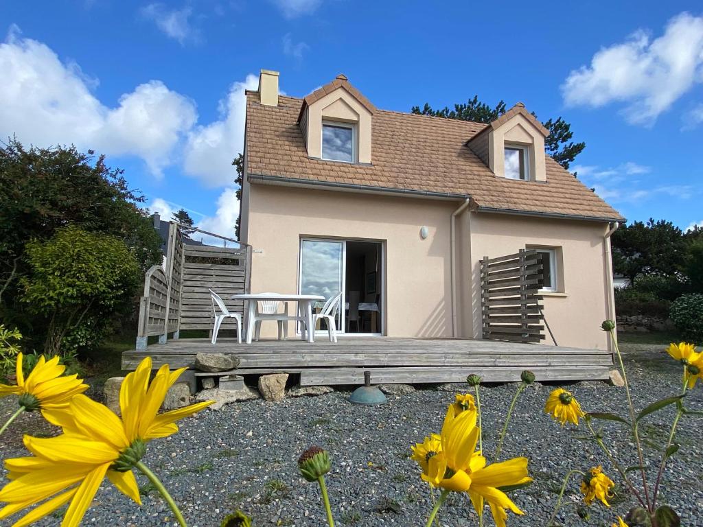 Maison VUE SUR MER avec wifi, à 200m de la mer à PLEUMEUR-BODOU - Réf ...