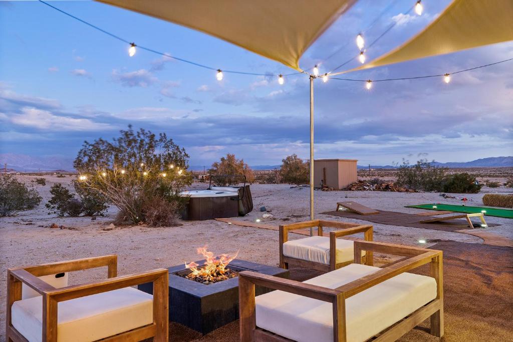 Desert Playground with Unique Dome Mini-Golf Hot Tub Games & Views ...