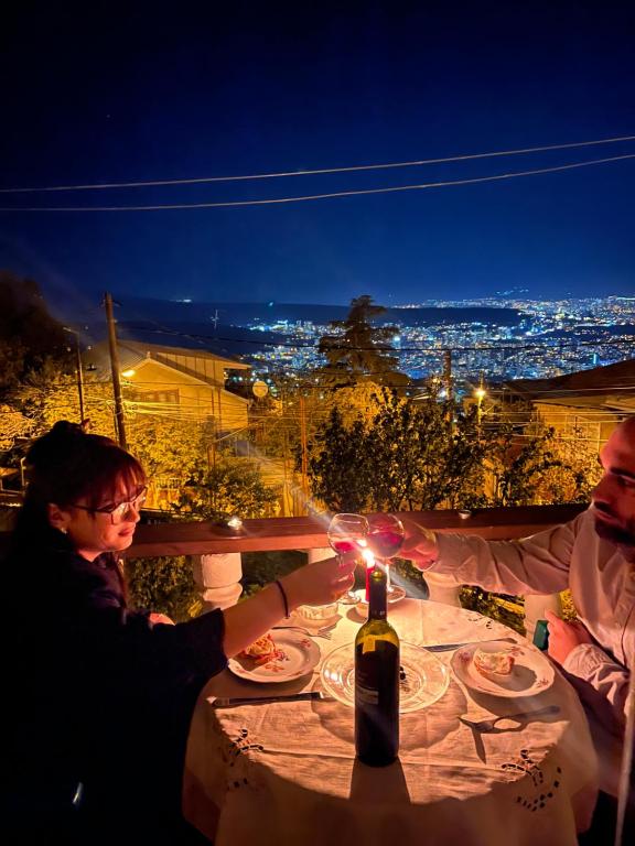 An entire three storey house with astonishing views in Tskneti ...