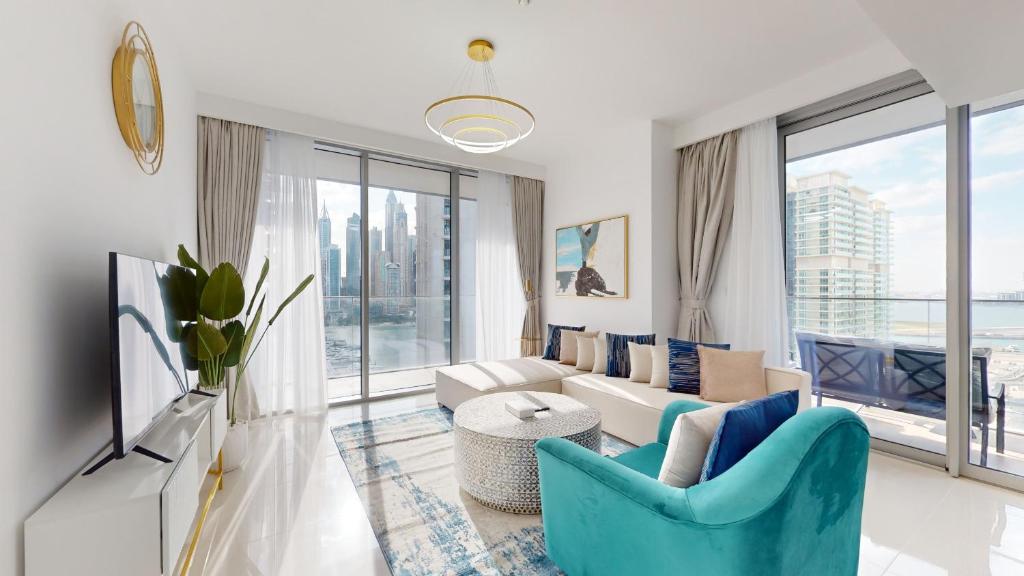 Primestay - 2 Bedroom at Beach Isle T2, Dubai Harbour, Dubai (updated ...