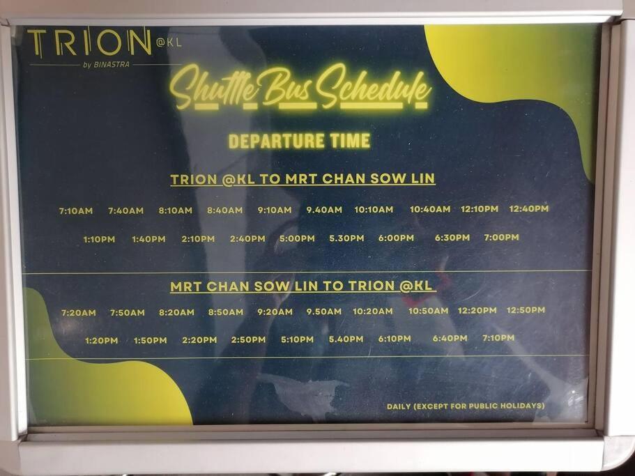 1R3pax TRION@KL CITY SHUTTLE MRT TRX,吉隆坡（2025年最新房价）