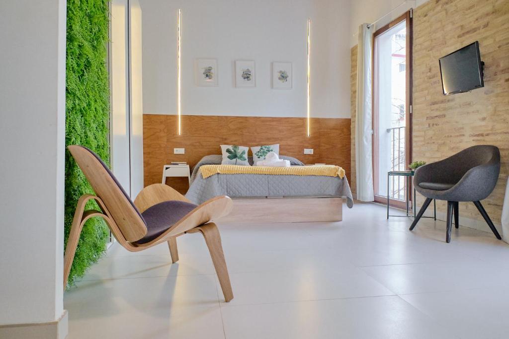 Loft elegante con techos altos en Plaza del Carmen, Valencia (nove ...