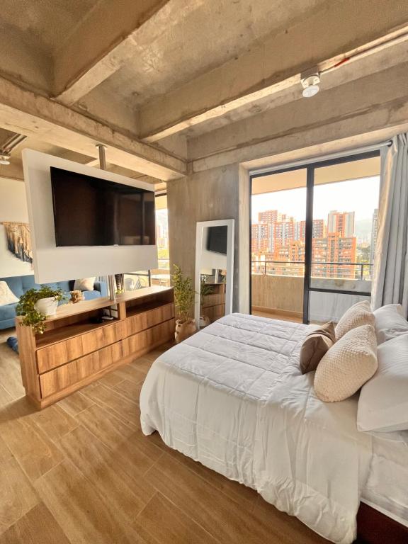 Apartamento Tipo Loft, Ciudad Del Rio, El Poblado（メデジン）：（最新料金：2024年）
