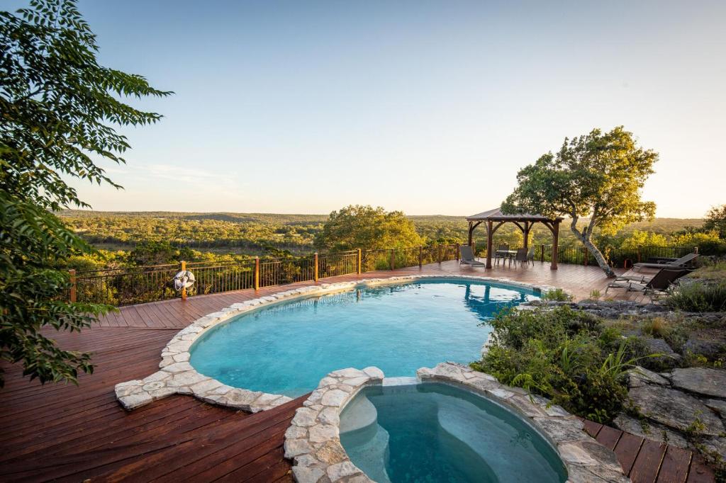 Valley View - Hill Country home with swimming pool, beautiful hillside ...