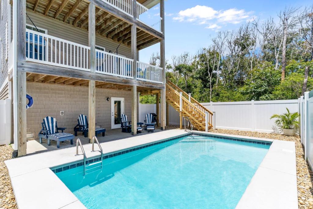 Beautiful Modern Home w Ocean Views & NEW Private Pool, Oak Island ...