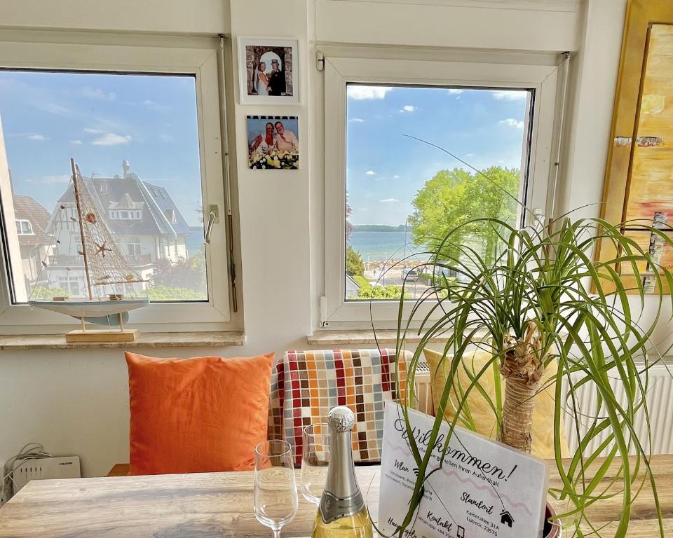 3SZ Penthaus Luna am Sandstrand mit Meerblick & Balkon, Lübeck ...