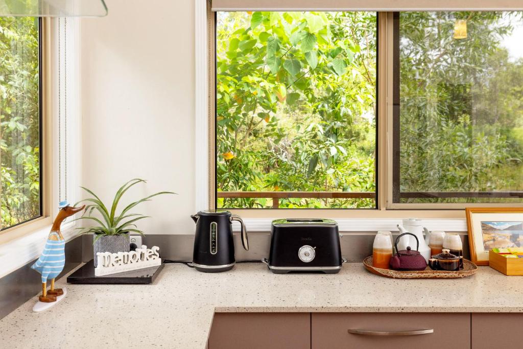 Deluxe Suite with Fireplace & Pond, Noosa Hinterland, Doonan (updated ...