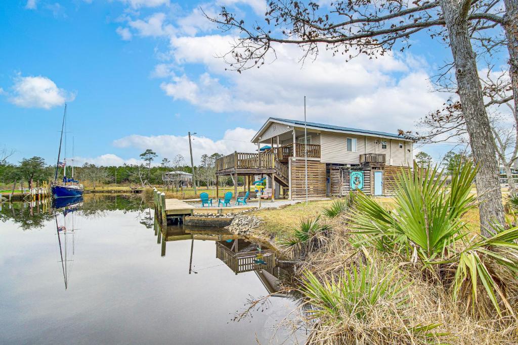Waterfront Bay St Louis Home with Private Dock!, Shoreline Park ...
