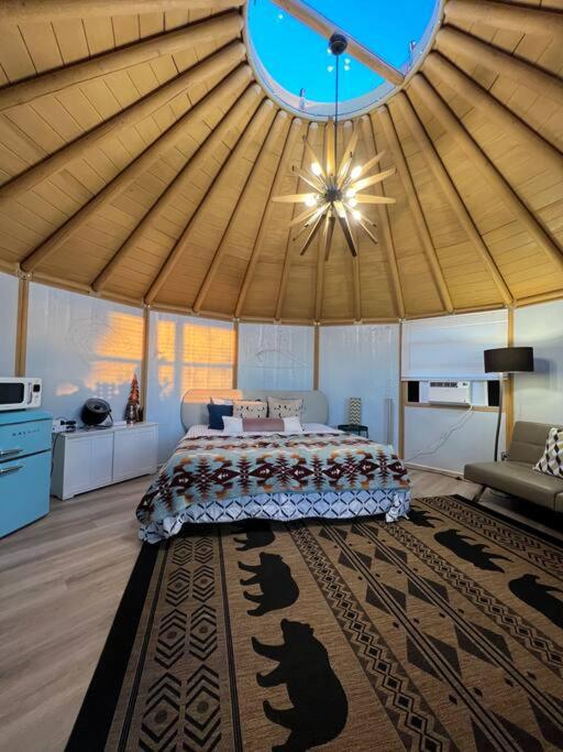 Glamping-Sky Dome Yurt-Tiny House-2 modern composting toilet, Valley ...