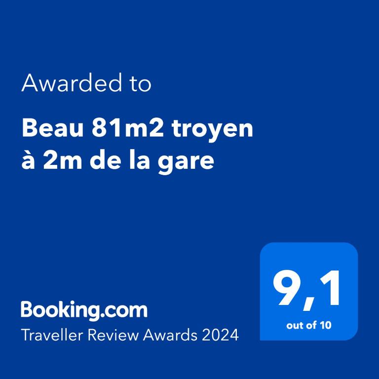 Beau 81m2 troyen à 2m de la gare, Troyes (precios actualizados 2025)