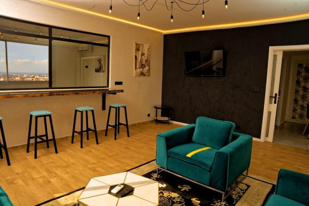 Rabat vue du ciel N° 2, majestueux et panoramique centre ville, Rabat ...