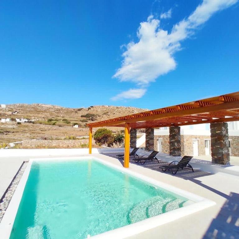 Experience Mykonos Ruby Paradise with Shared Pool, Plintri ...