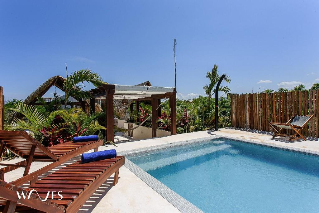 Céntrico Depto de 2 Rec. Roof Garden con Piscina Exclusiva, Tulum ...