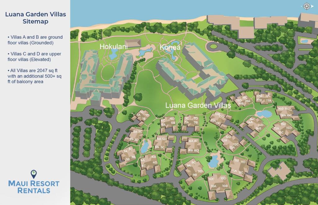 Lahaina Resort Map