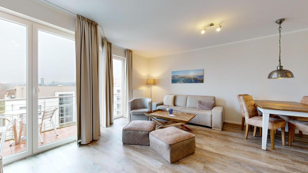 Residenz Bel Vital 46 in Binz, strandnahe FeWo mit Balkon, Binz (updated prices 2025)