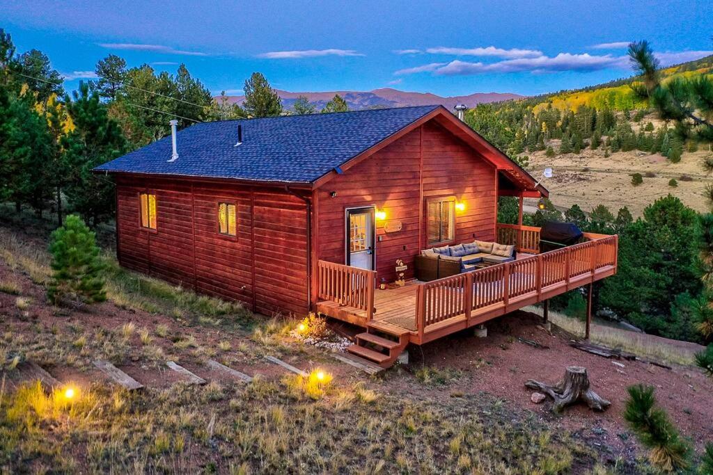 Monarch Landing, A Cozy Cabin w/360 Mountain Views, Cripple Creek ...