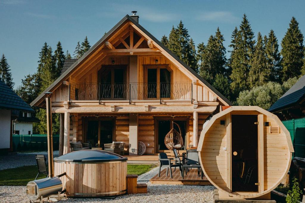 Moderný zrub na Orave neďaleko Roháčov, Nižná (updated prices 2025)