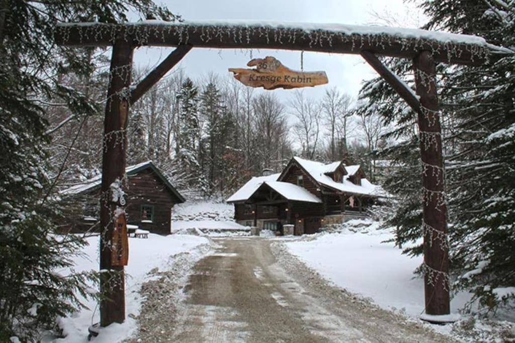 The Kresge Kabin - Authentic Grand Log Cabin., Vermont Ventures ...