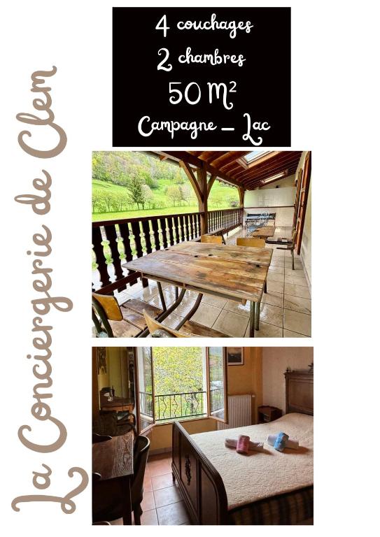 Gîte 4 personnes vue sur le lac des graves - Vallée de la Jordanne ...