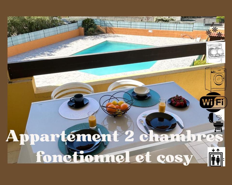 CAP AU CAP - T3 avec Clim WIFI Vue piscine proximité plage Richelieu ...