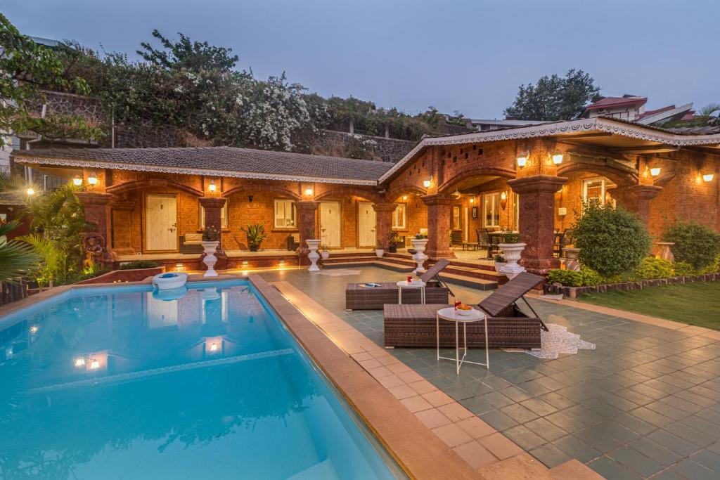 SaffronStays Chira-5BR heritage villa with laterite stone walls ...