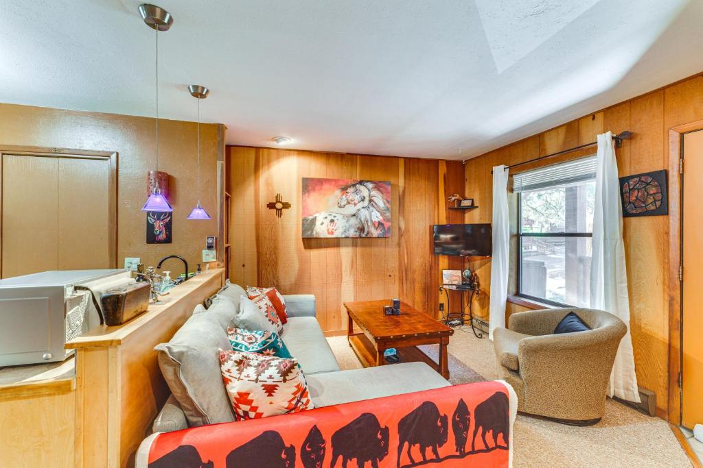 Walk to Ski Slopes Angel Fire Condo with Fireplace!, Angel Fire ...