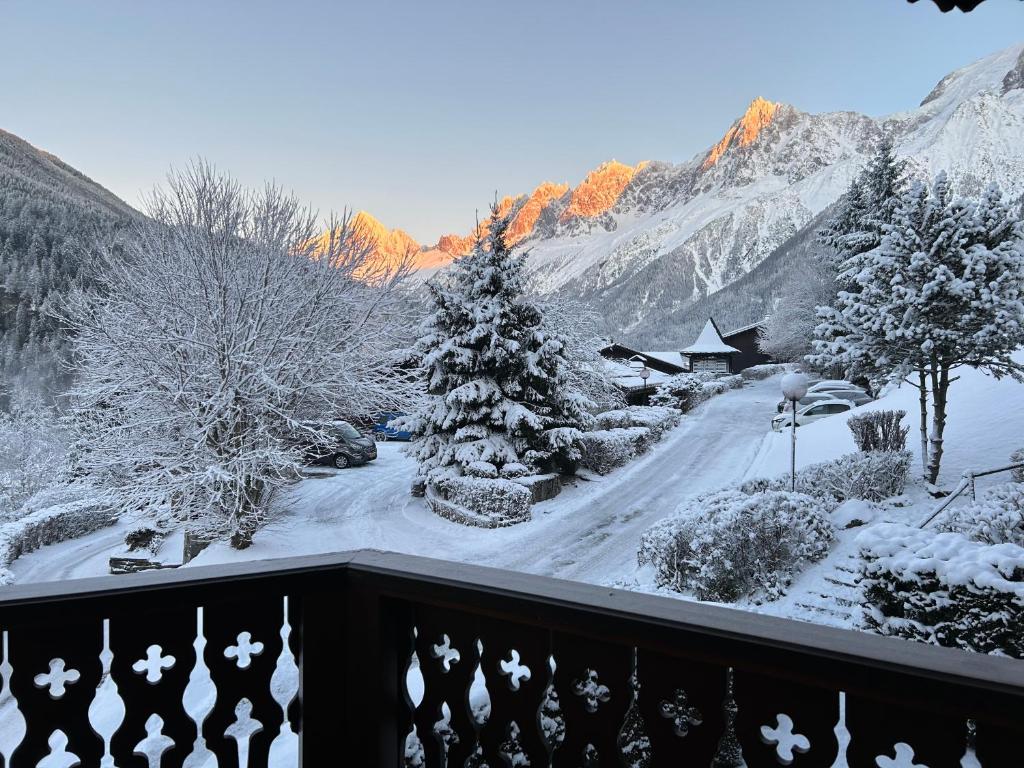 Les Houches vue magnifique avec piscine,pied des pistes de ski,garage ...