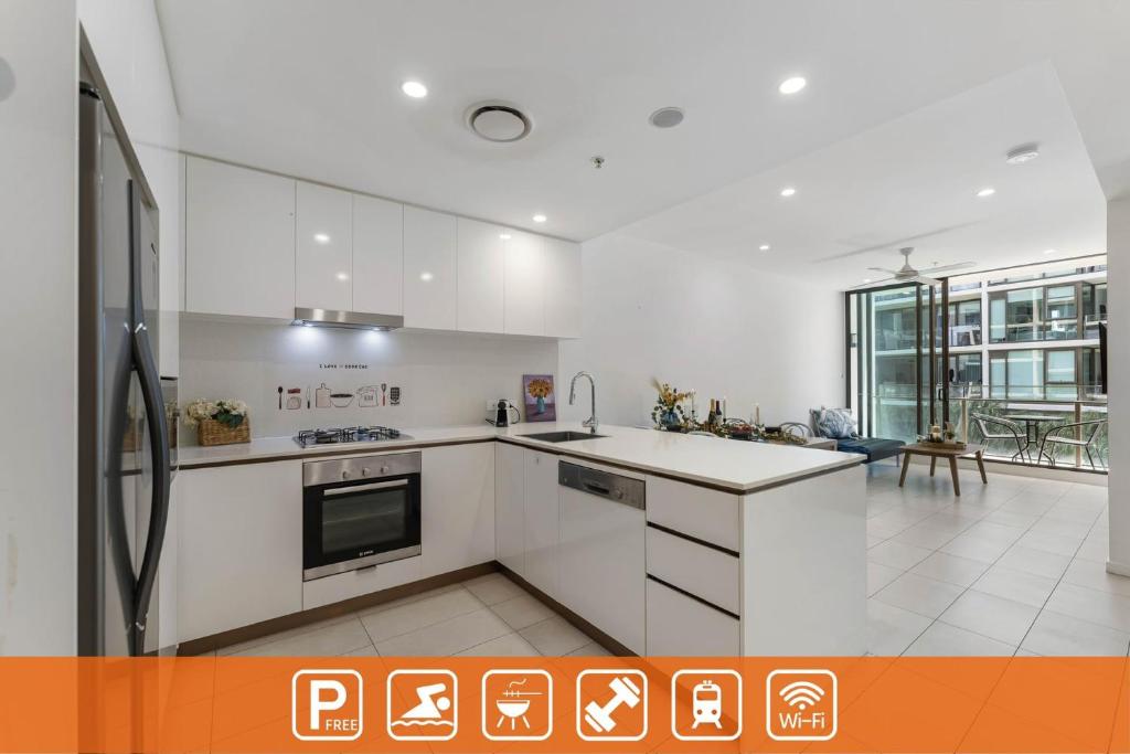 Modern 1-bdr Apt w/ free car park&fantastic pool, Brisbane (updated ...