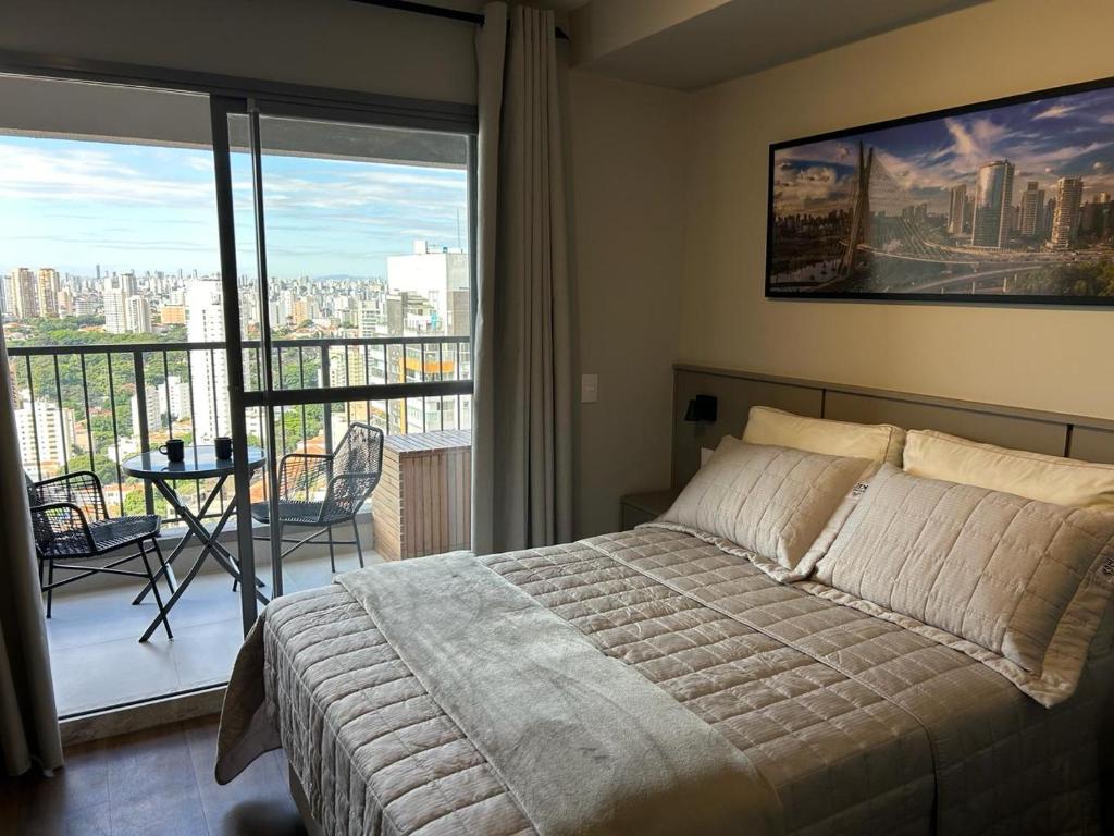 Studio com 'vista linda' no 18º, São Paulo (precios actualizados 2024)