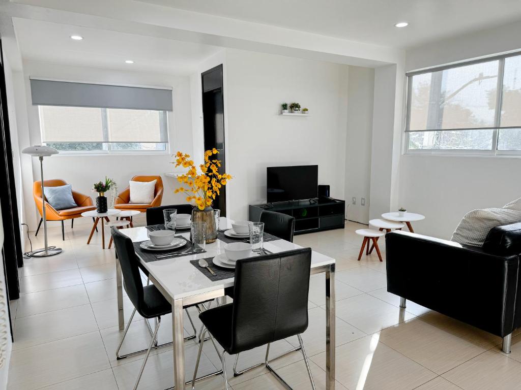 Full Apartment 15 min from Airport, Coyoacán, Foro Sol, Mexico (tarifs ...