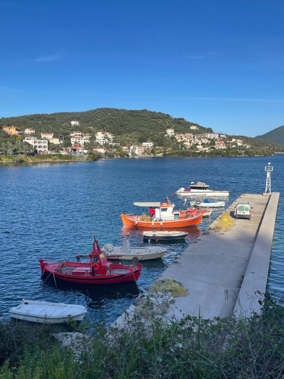 Seafront traditional Greek home, Pteleos (updated prices 2024)