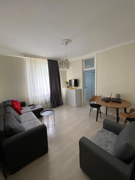 42m square apartment bedroom living room and kitchen separatly, Batumi ...